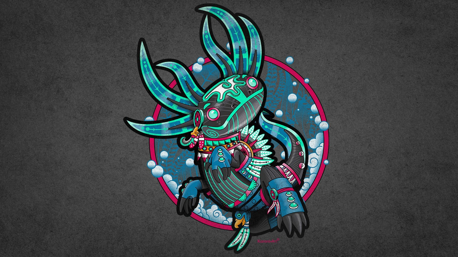 La Leyenda del Axolotl Brillante: El Guardián de los Secretos del Agua ...