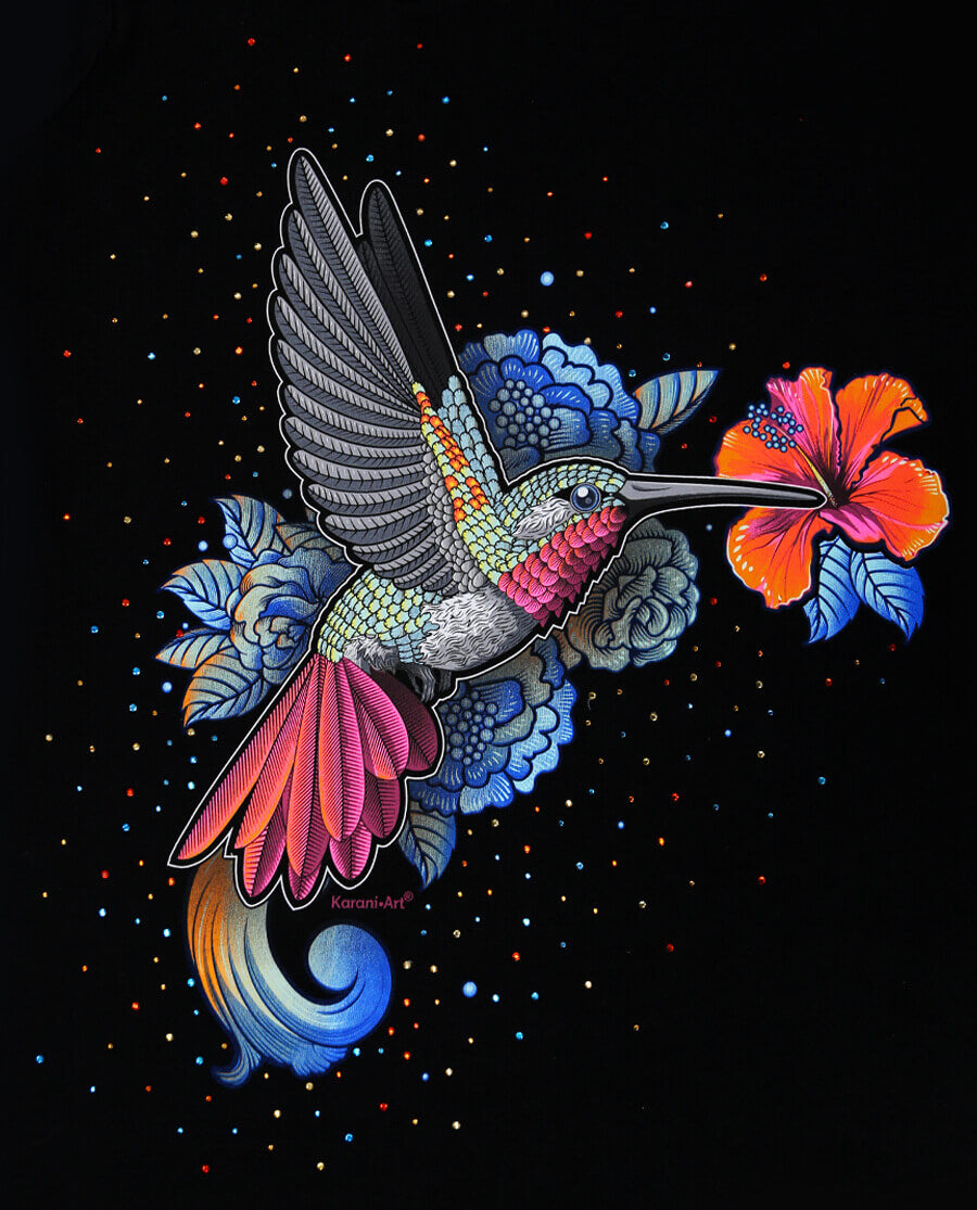 Huitzilin Playera para Dama | Estilo Mexicano y Elegancia – Karani Art